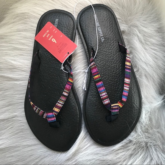 Mossimo Supply Co. | Shoes | Mossimo Rainbow Flip Flop Sandals Size 6 ...